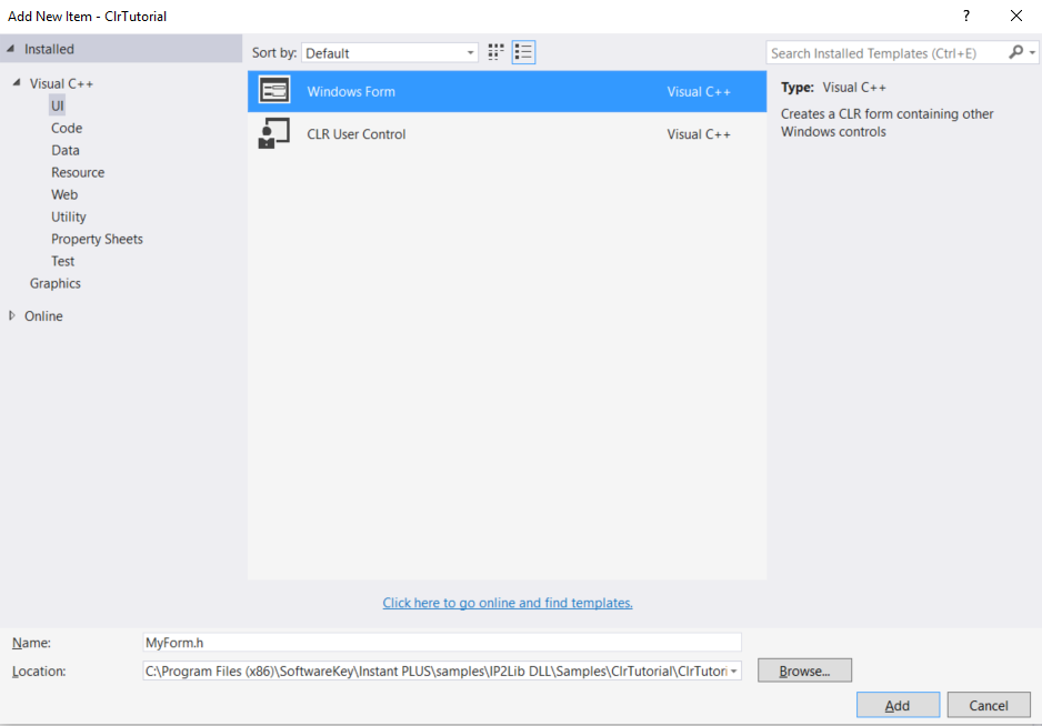 DLL C++ CLR (Late Binding) Sample