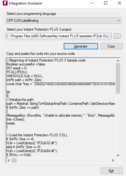 DLL C++ CLR (Late Binding) Sample