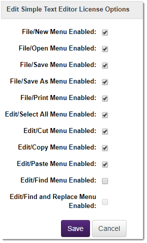 PLUSManaged Simple Text Editor Sample
